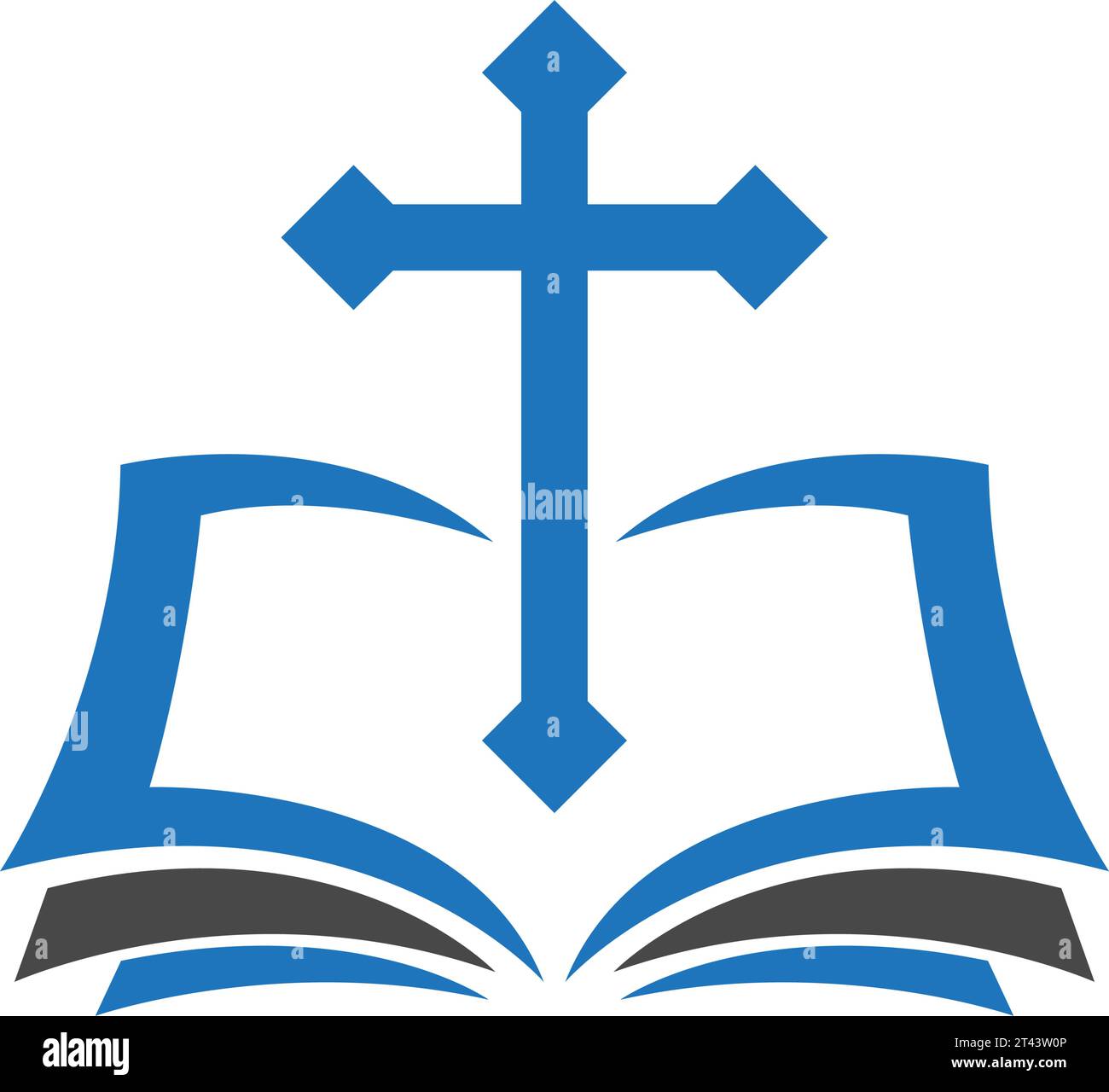 Church symbol logo design illustration Stock Vector Image & Art - Alamy