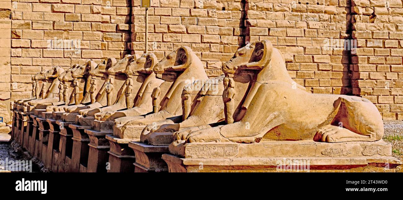 Ancient Kanark temple ruins in Luxor, Egypt Stock Photo - Alamy
