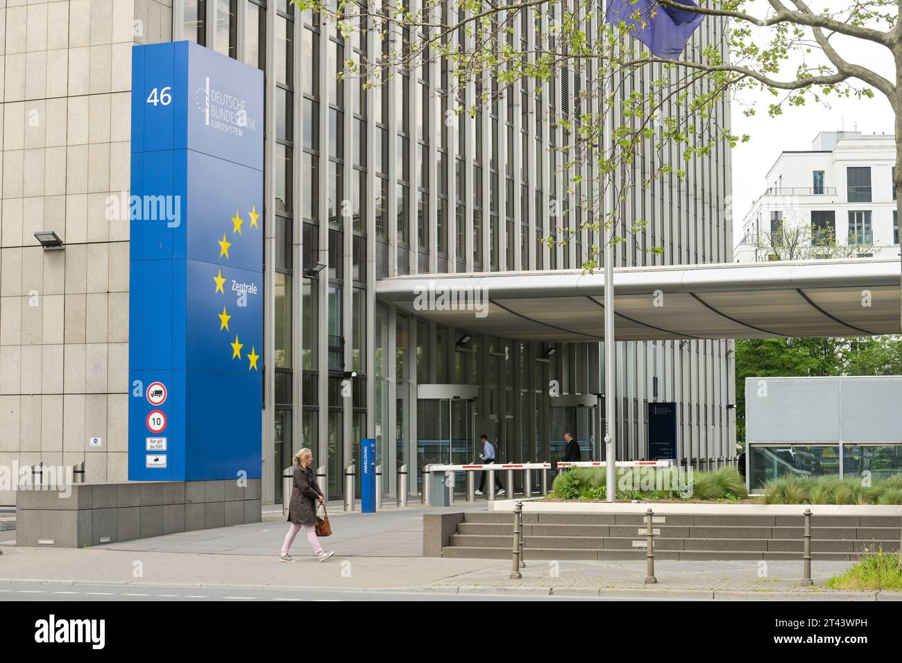 Zentrale Deutsche Bundesbank, Mainzer Landstraße 46, Frankfurt, Hessen ...