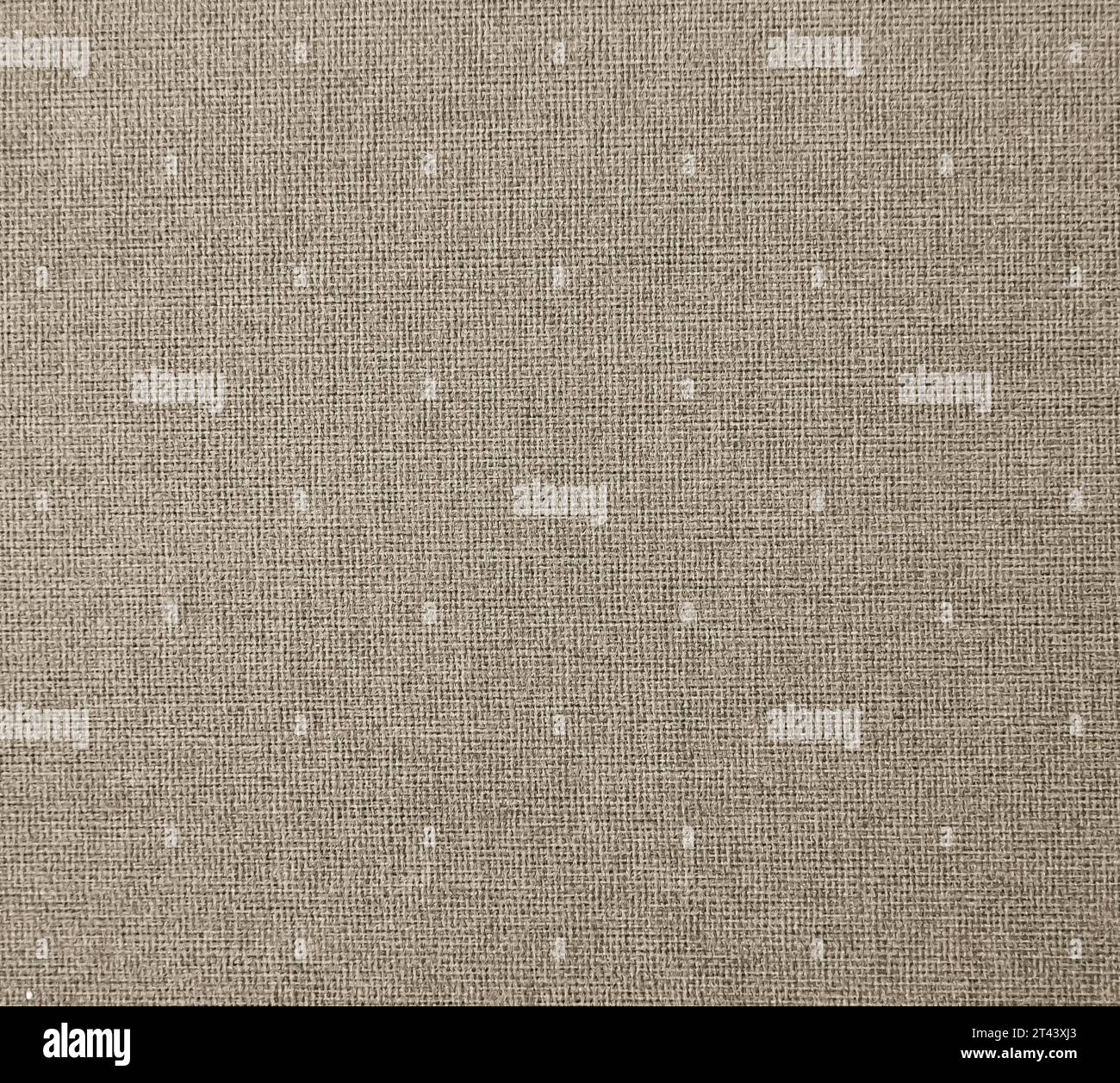 Natural Cream French Linen Texture Border Background. Old Ecru Flax ...