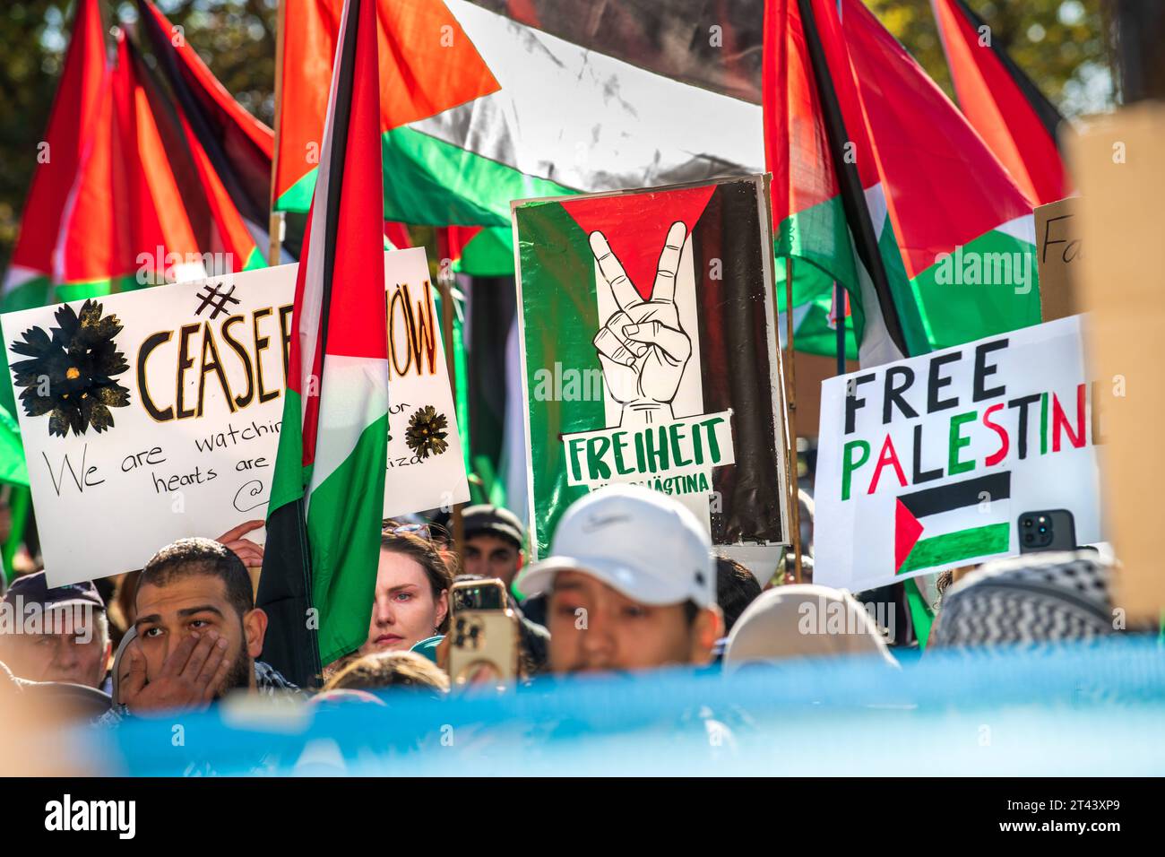 Pro Palästina Demo, München, 28. Oktober 2023 Deutschland, München, 28. ...