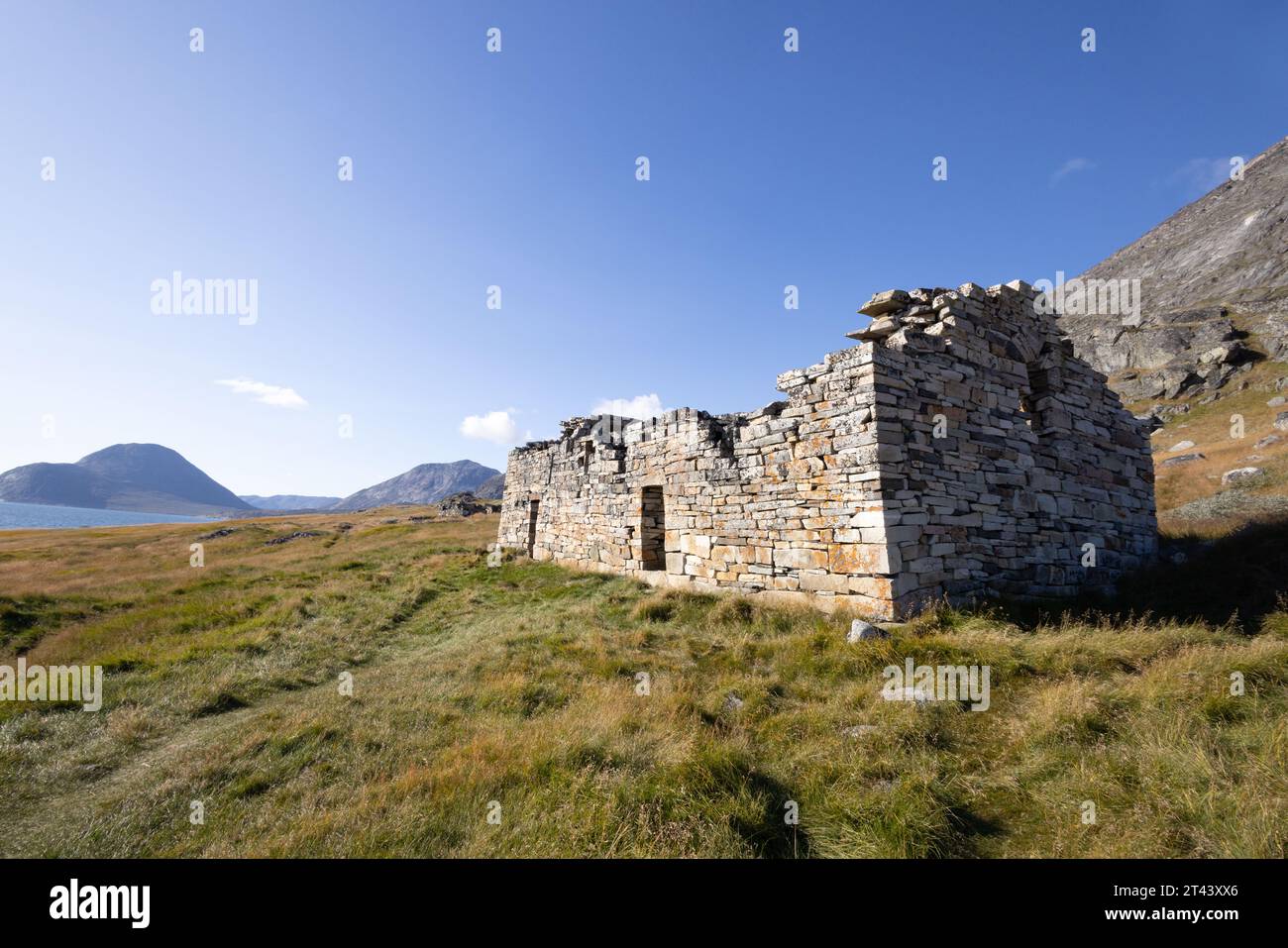 Ruined viking church at Hvalsey, Greenland. 14th century ruins - last ...