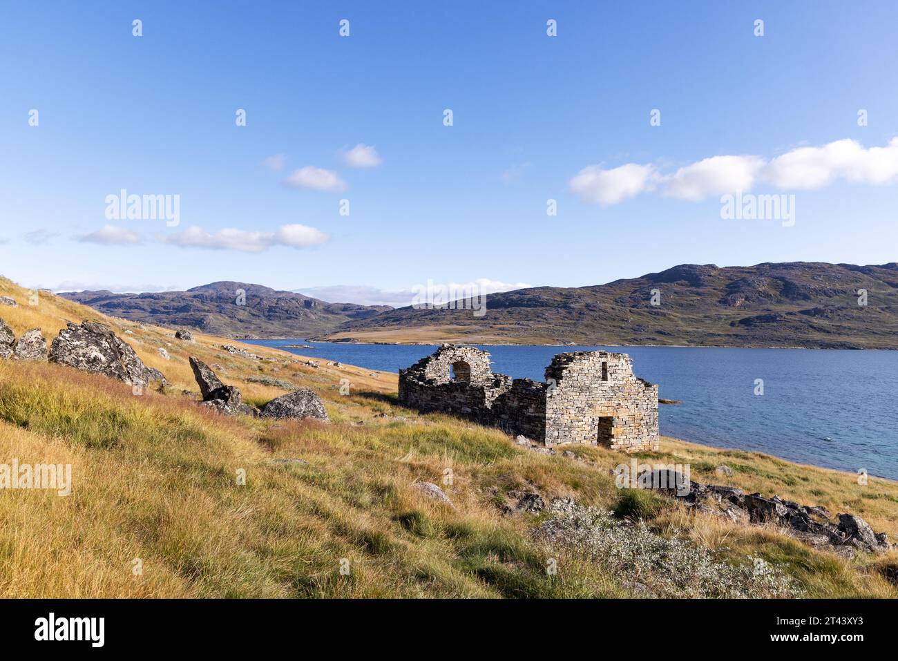 Ruins of Hvalsey church, last known home of the Greenland Norse, or ...