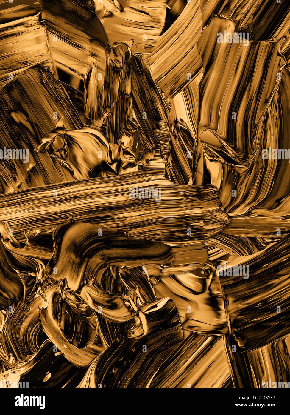 Yellow and gold oil paint abstract background. Oil paint Yellow and ...