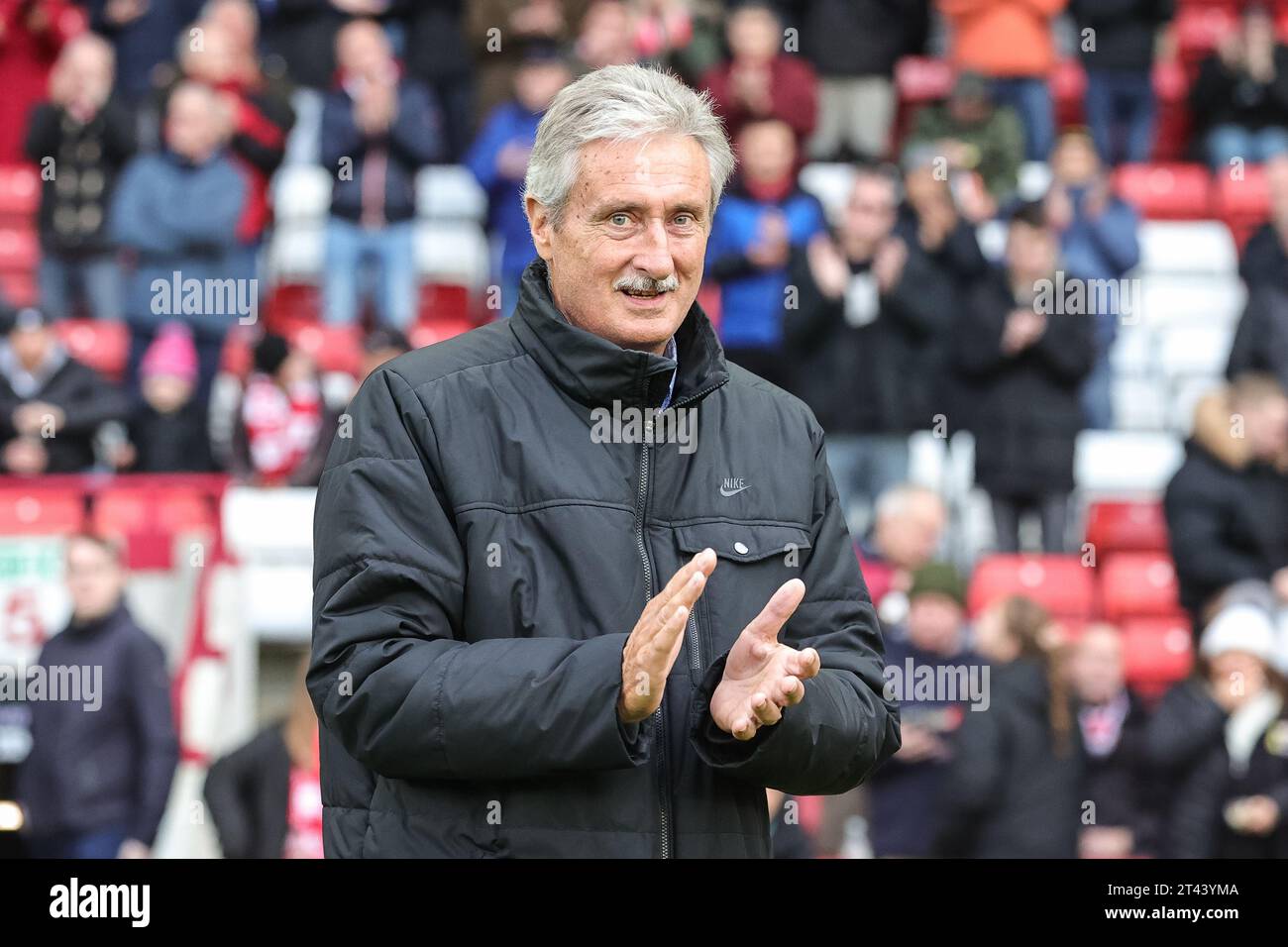 Former Barnsley player Ian Evans during the Sky Bet League 1 match ...