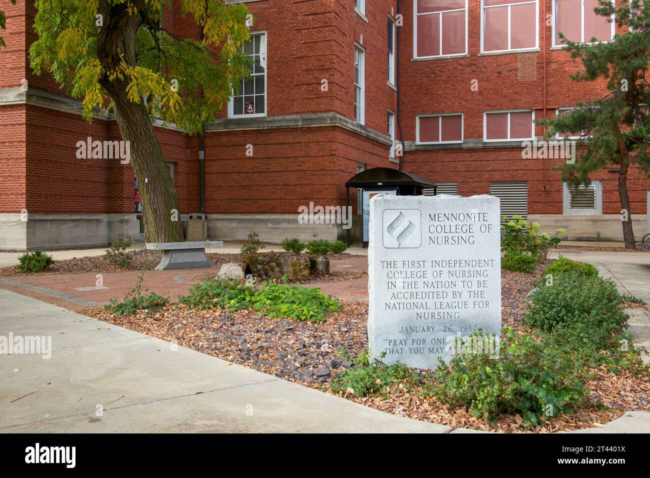 NORMAL, IL, USA - OCTOBER 18, 2023:Mennonite College of Nursing on the ...