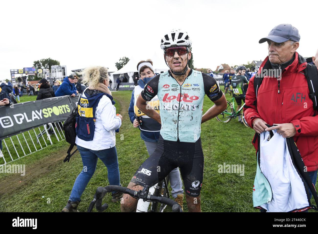 Belgian Tom Meeusen pictured after the men elite race of the Cyclocross ...