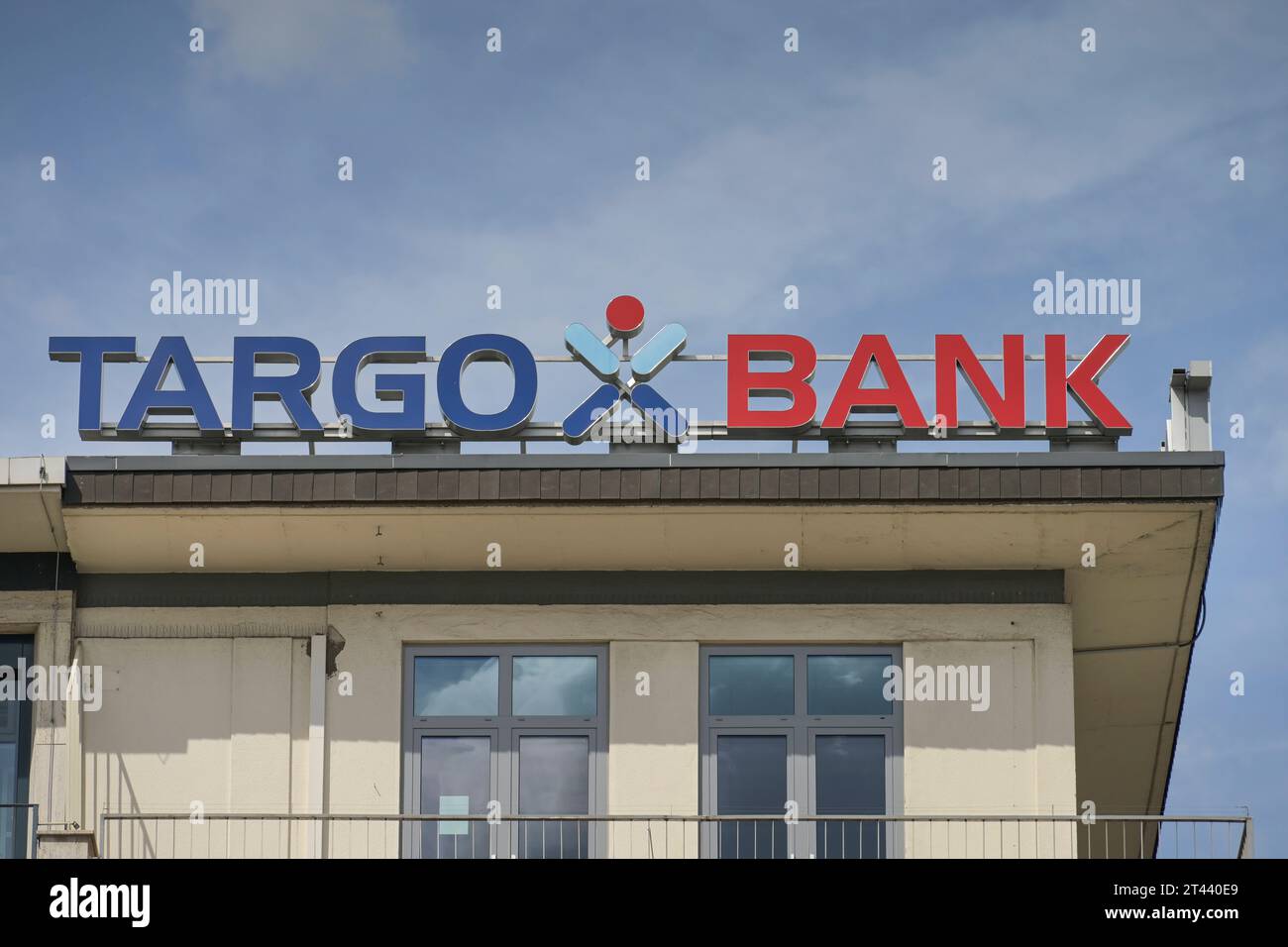 Logo einer Filiale der Targobank, Zeil, Frankfurt, Hessen, Deutschland ...