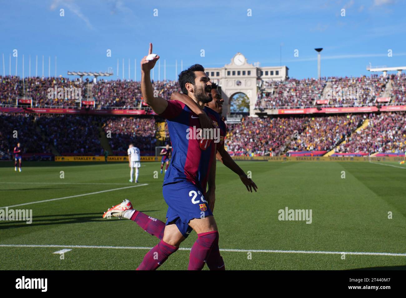 Ilkay Gundogan of FC Barcelona celebrates his goal during the La Liga ...