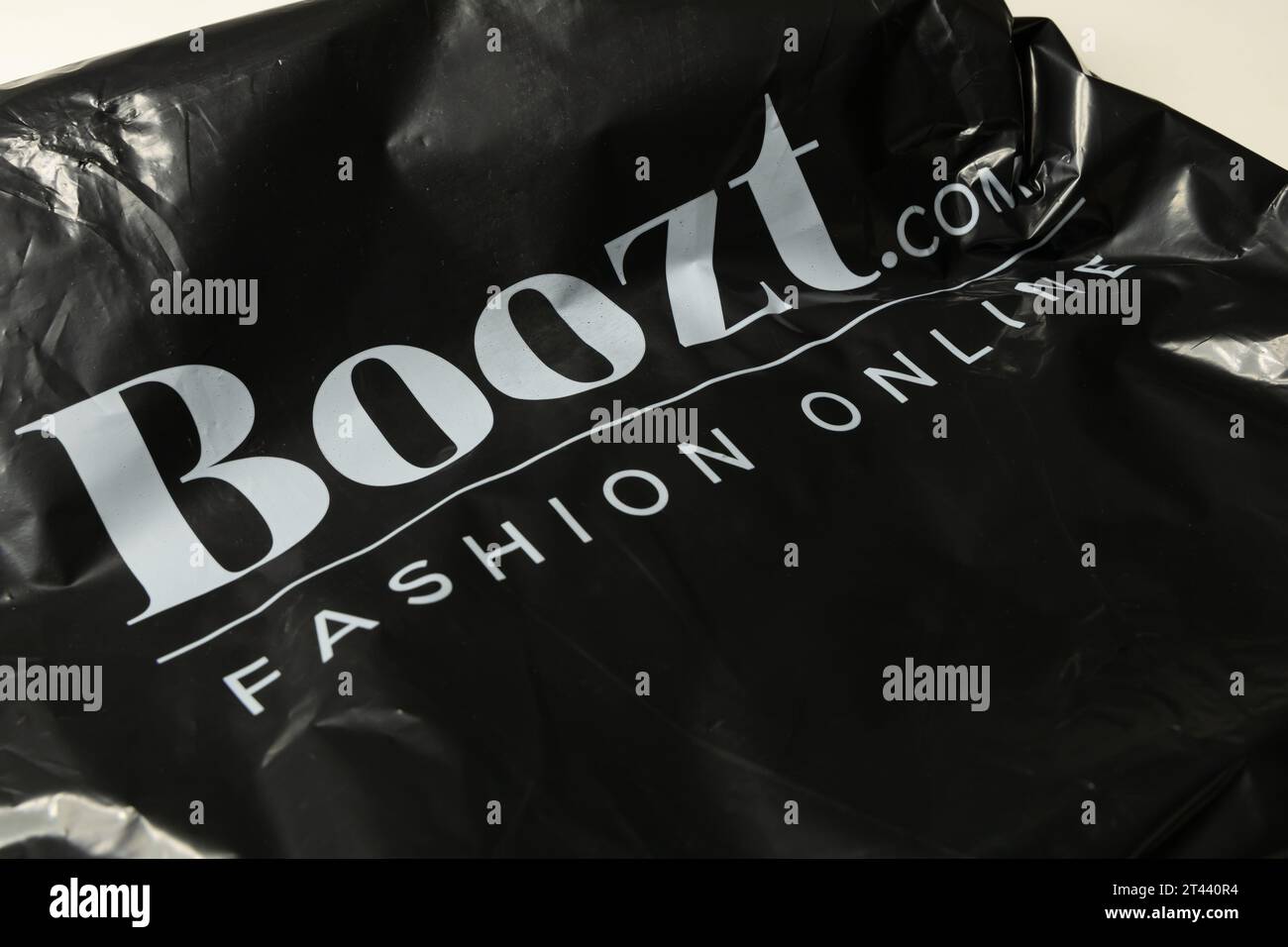 Boozt fashion online shopping. Package from the Boozt store Stock Photo ...