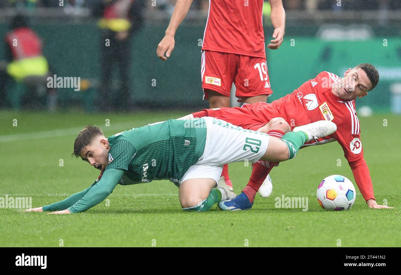 28 October 2023, Bremen: Soccer, Bundesliga, SV Werder Bremen - 1. FC ...
