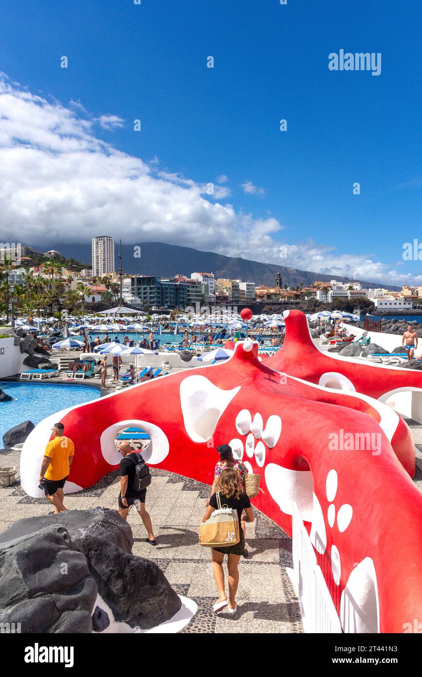 Lago Martiánez, Puerto de la Cruz, Tenerife, Canary Islands, Kingdom of ...