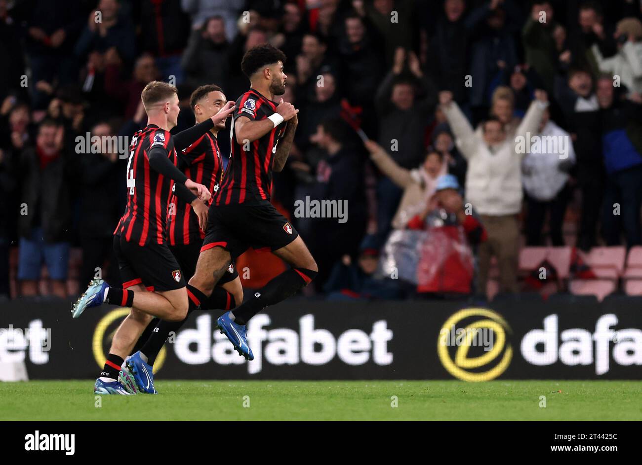 Bournemouths Philip Billing Celebrates Scoring Their Sides Second