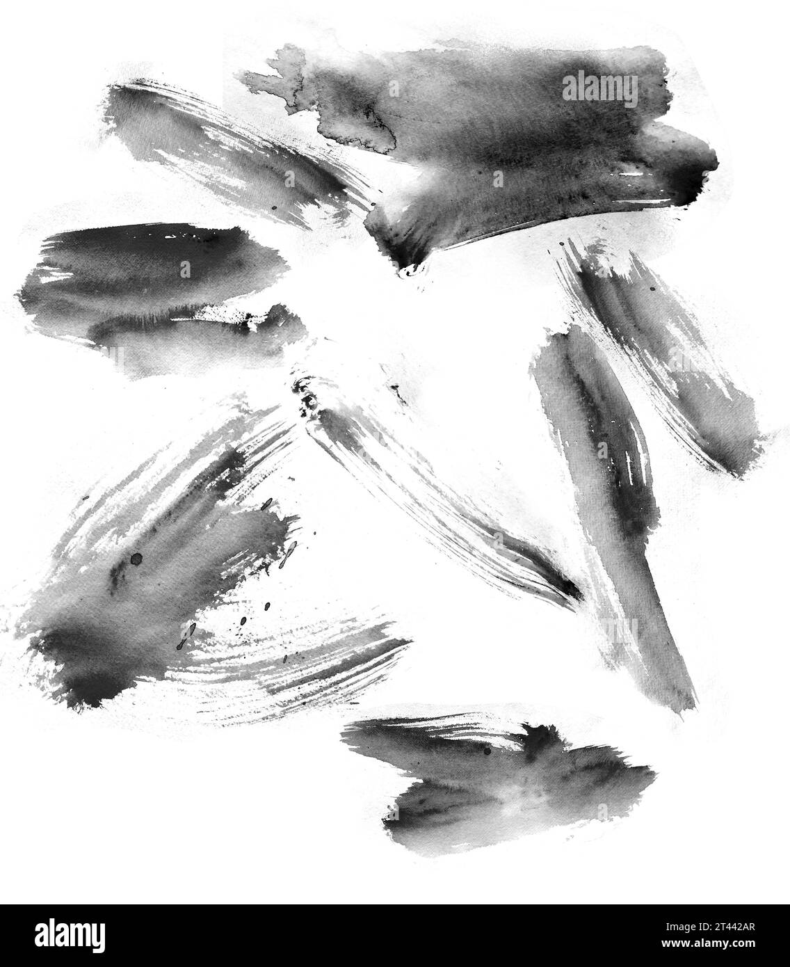 Abstract black watercolor paint splash background. black watercolor ...