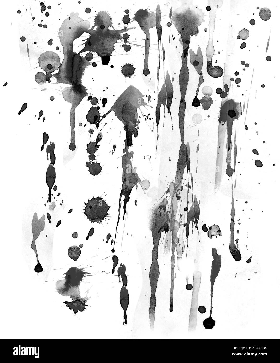 Abstract black watercolor paint splash background. black watercolor ...