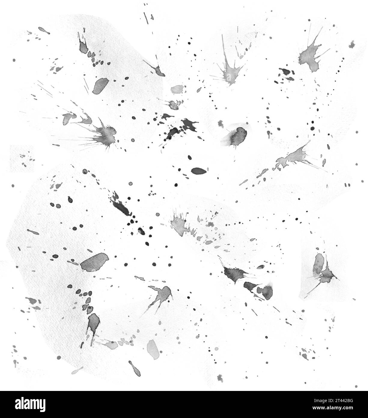 Abstract black watercolor paint splash background. black watercolor ...