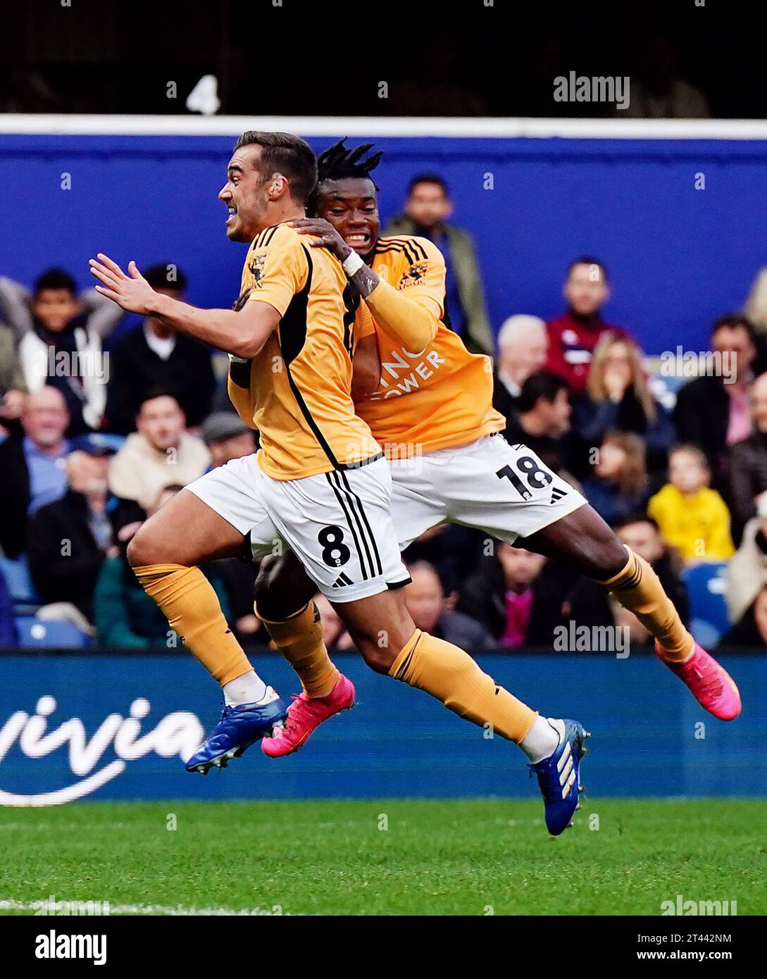 Leicester City's Harry Winks celebrates scoring their side's second ...