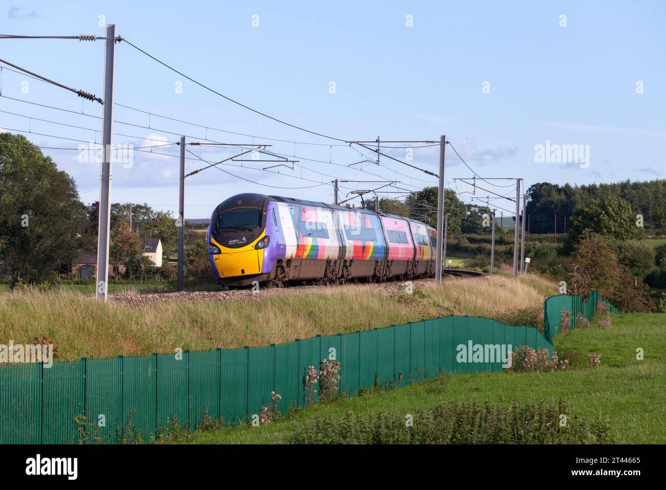 First Trenitalia Avant West Coast Alstom Pendolino train 390119 on the ...
