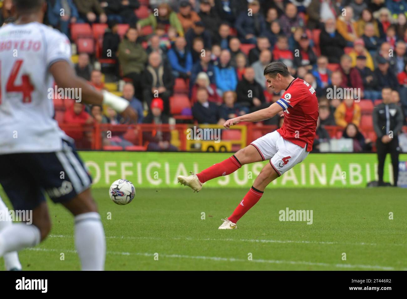 London, England. 28th Oct 2023. George Dobson of Charlton Athletic ...