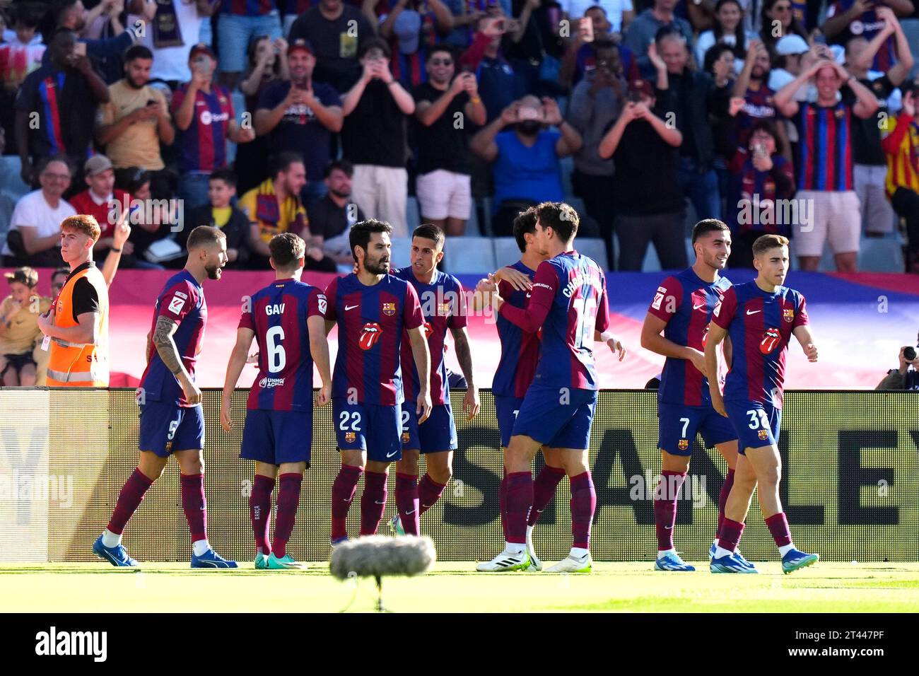 Ilkay Gundogan (FC Barcelona) celebrates after scoring during La Liga ...