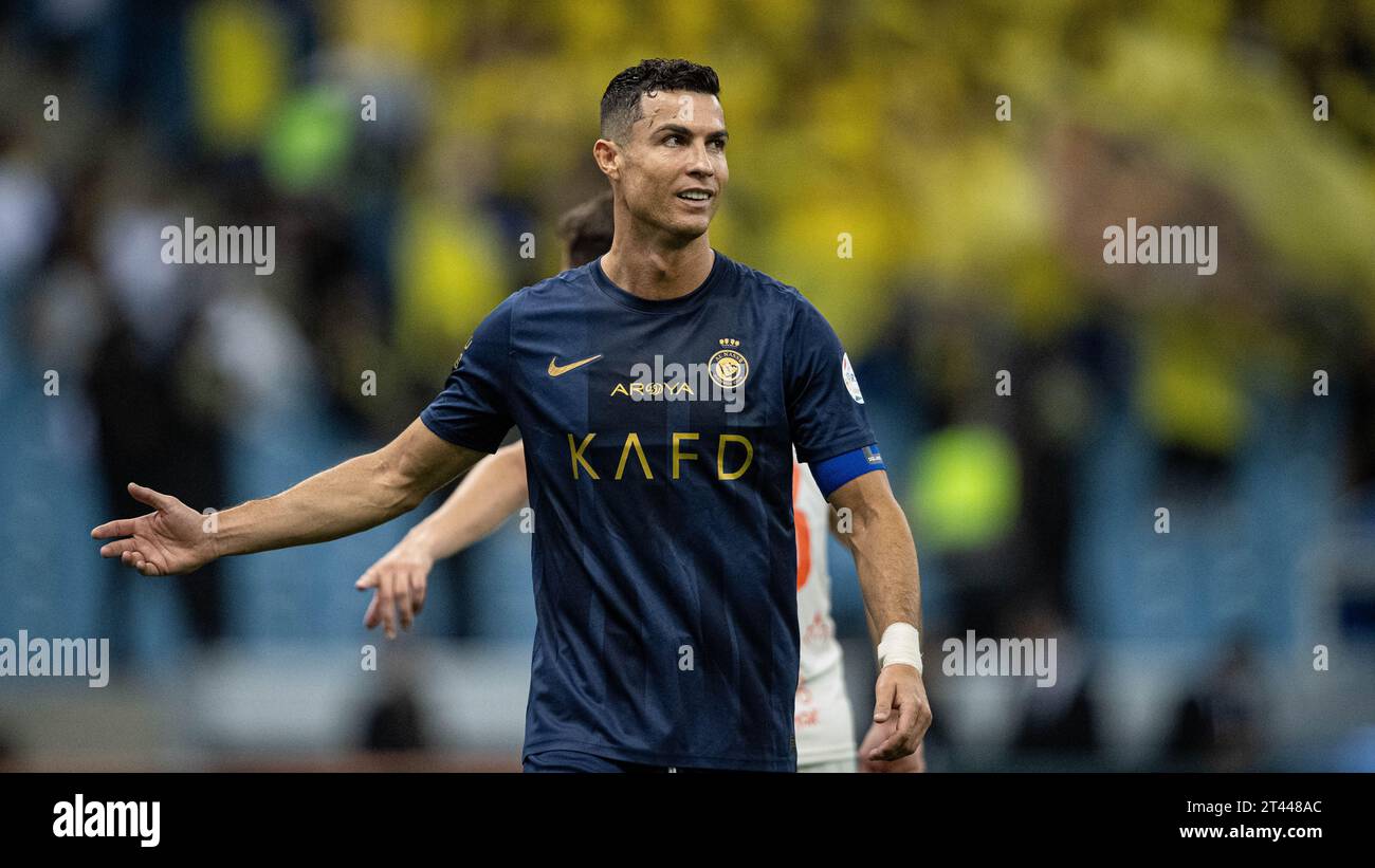 Cristiano Ronaldo of Al-Nassr FC in action during their Match Day 11 of ...