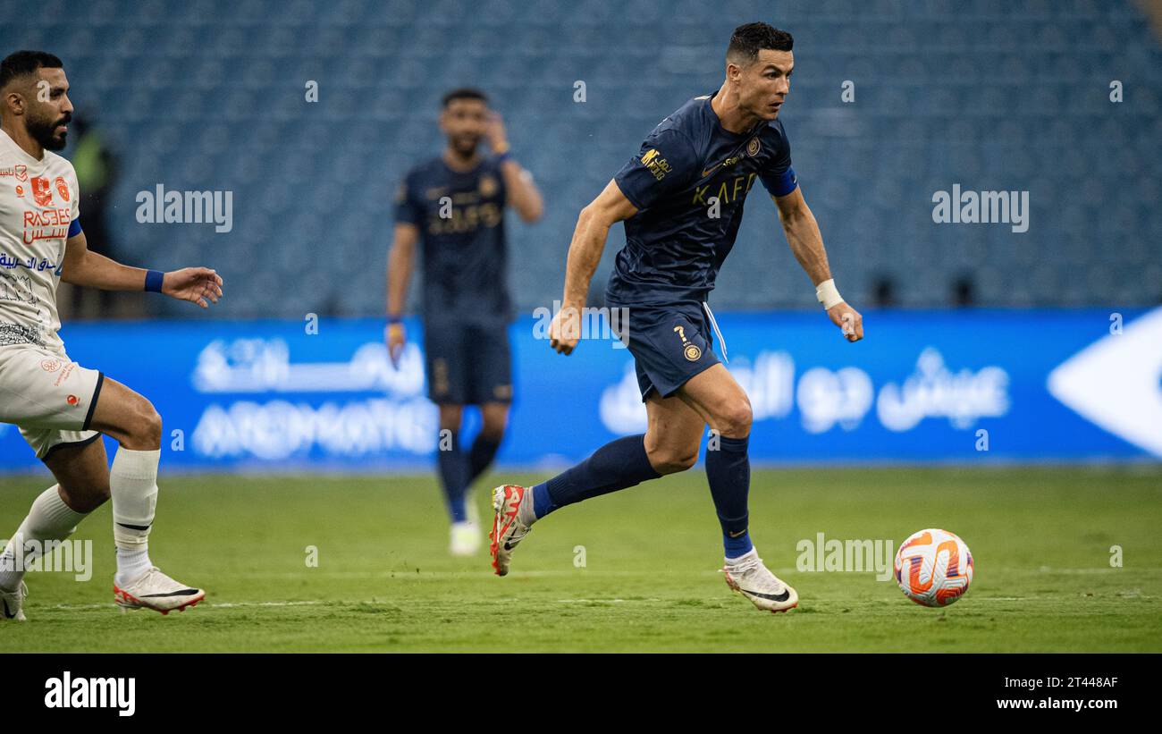 Cristiano Ronaldo of Al-Nassr FC in action during their Match Day 11 of ...