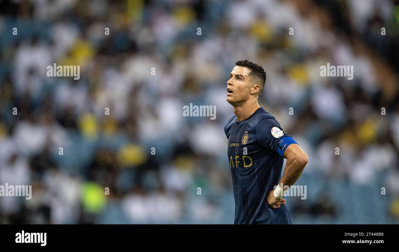 Cristiano Ronaldo of Al-Nassr FC in action during their Match Day 11 of ...