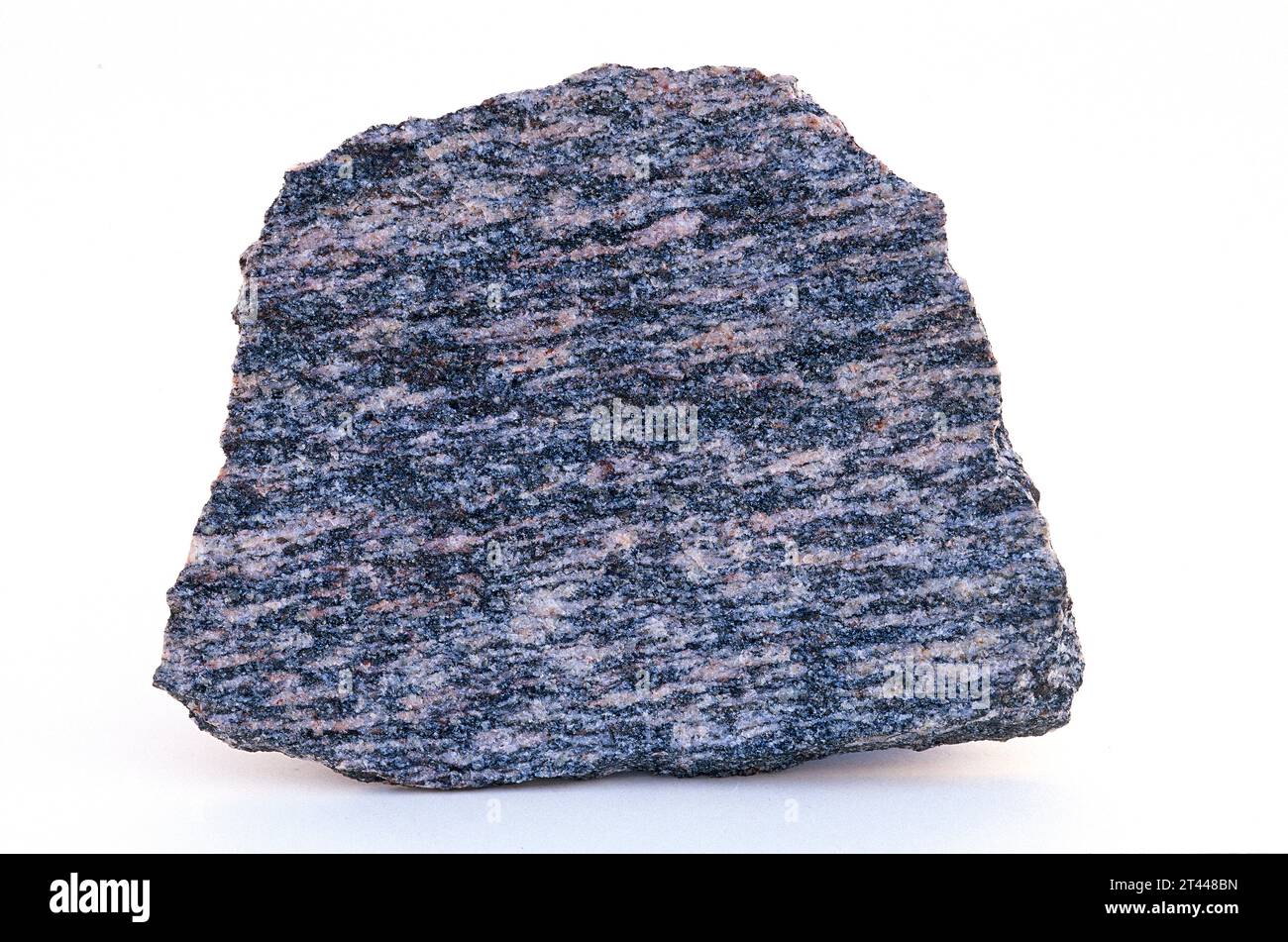 Gneiss is a metamorphic rock of high degree of metamorphism. This ...