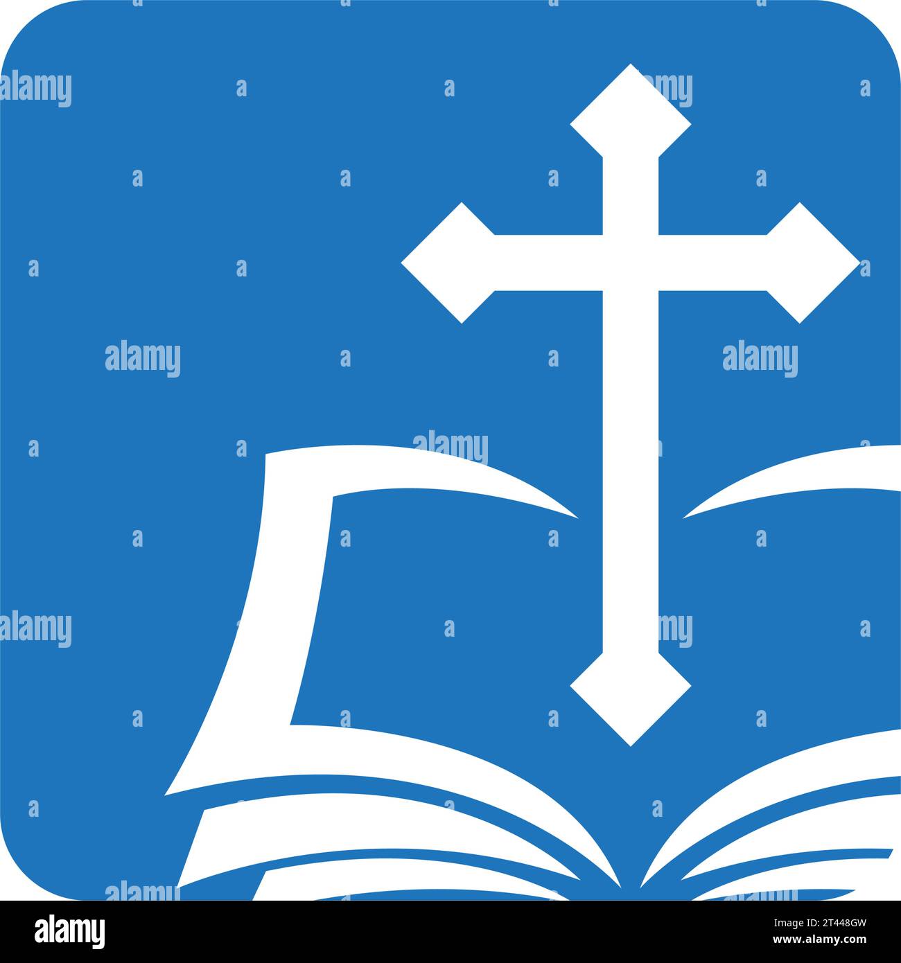 Church symbol logo design illustration Stock Vector Image & Art - Alamy