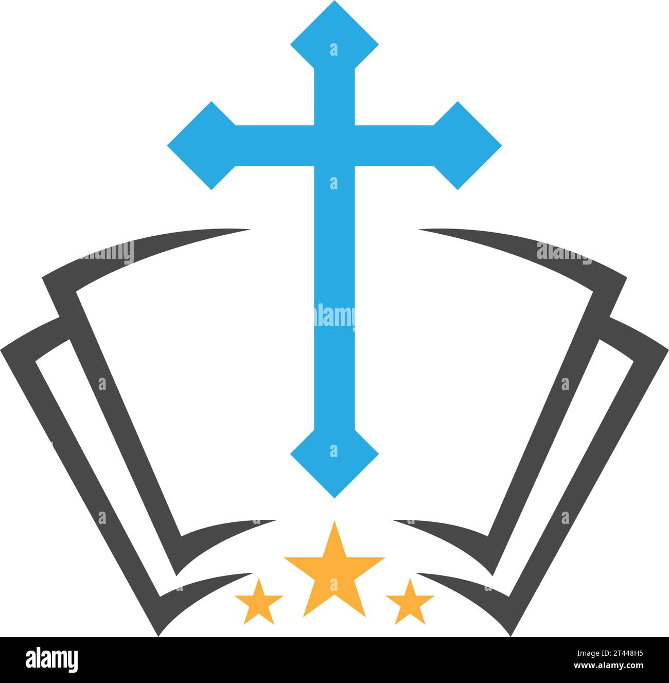 Church symbol logo design illustration Stock Vector Image & Art - Alamy