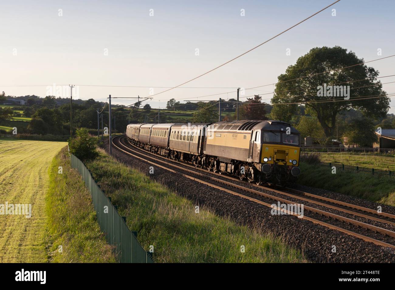 West Coast railways class 57 locomotive 57313 hauling the Northern ...