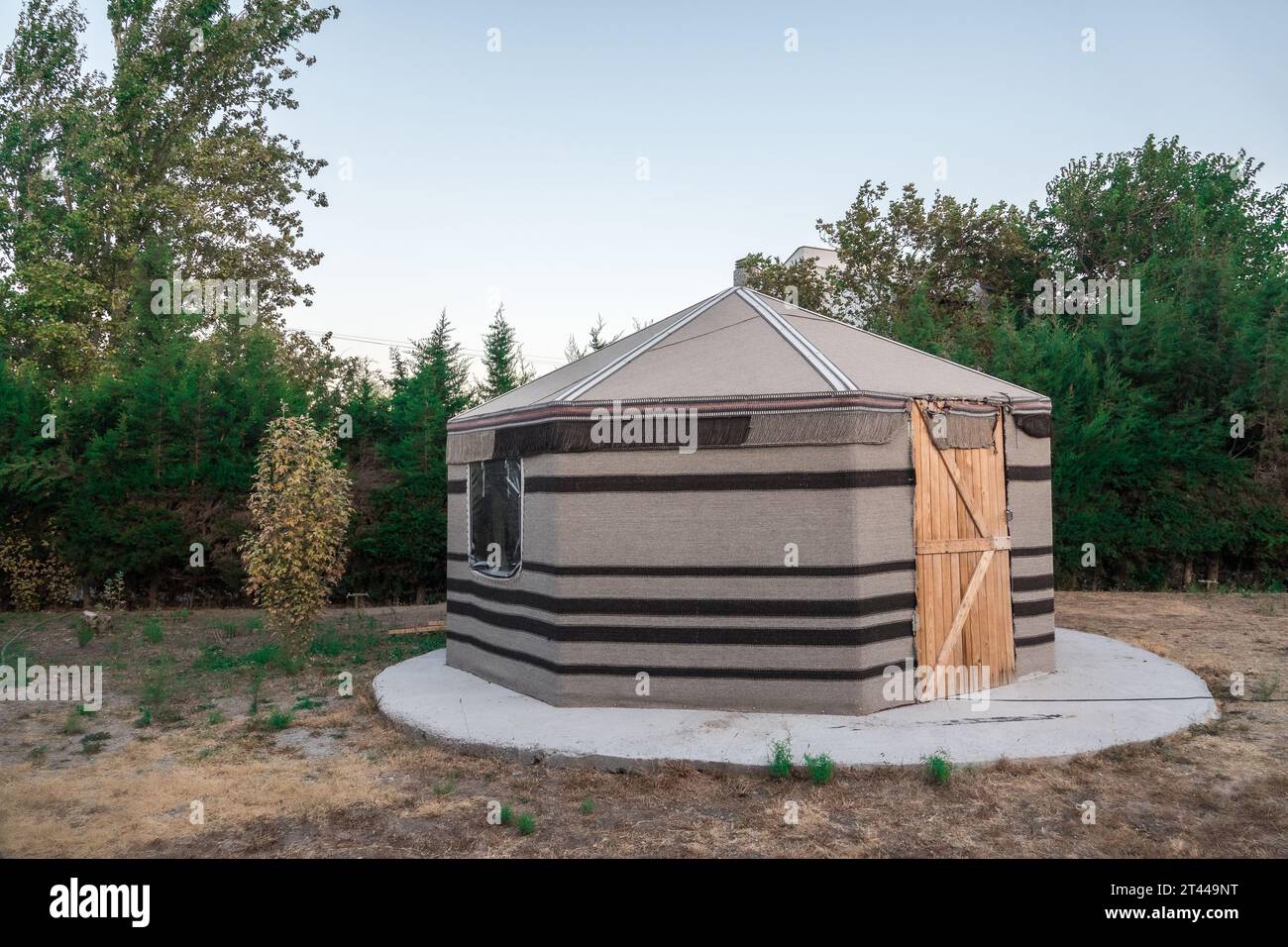 Old turkish, mongolian sultan tent, seljuk period, marquee Stock Photo ...