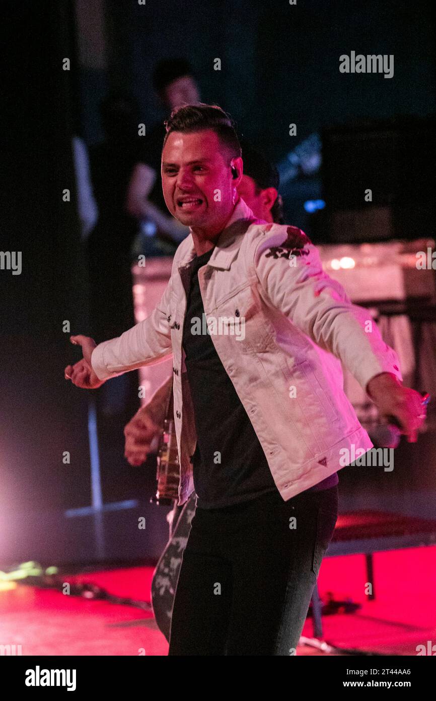 Edmonton, Canada. 26th Oct, 2023. Ty Hunter lead singer of the Canadian ...