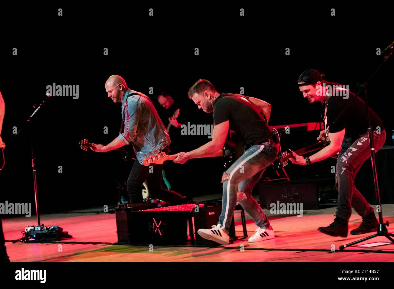 Edmonton, Canada. 26th Oct, 2023. (L To R) Brock Hunter, Luke Hunter ...