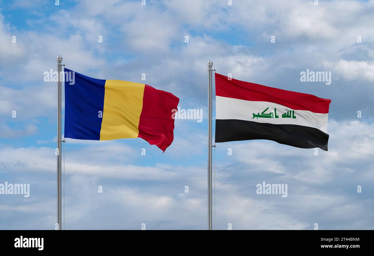 Romania iraq flag hi-res stock photography and images - Alamy
