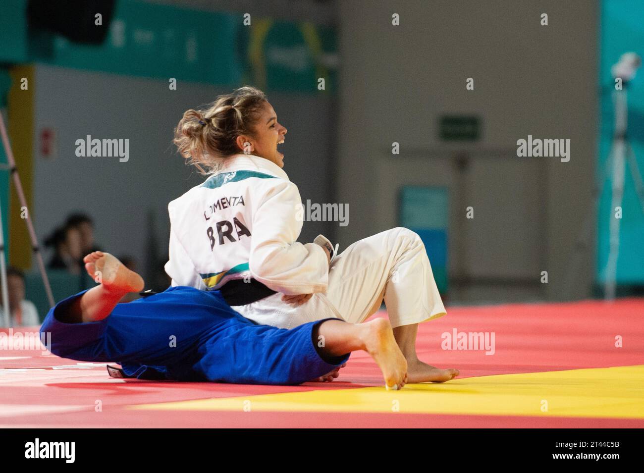 Santiago, Chile. 28th Oct, 2023. Larissa Pimenta in a fight held at the ...
