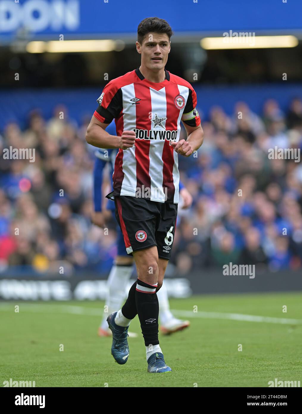 London, UK. 28th Oct, 2023. Christian Norgaard of Brentford FC during ...