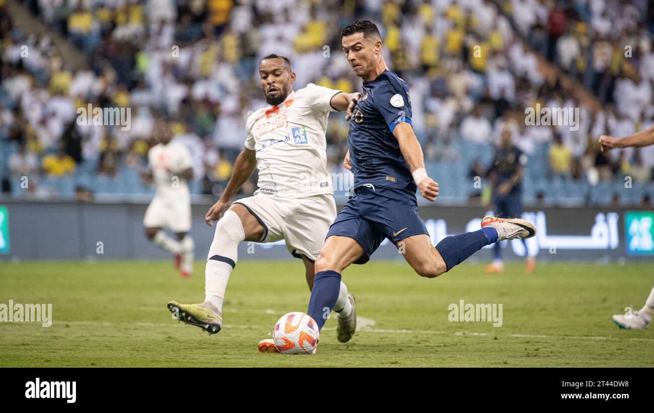 Cristiano Ronaldo of Al-Nassr FC in action during their Match Day 11 of ...