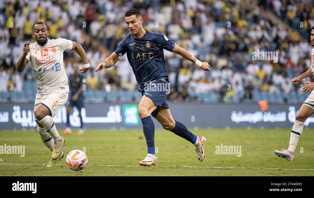 Cristiano Ronaldo of Al-Nassr FC in action during their Match Day 11 of ...
