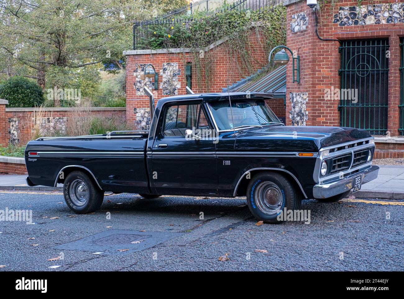 Vintage Ford F100 car Stock Photo - Alamy