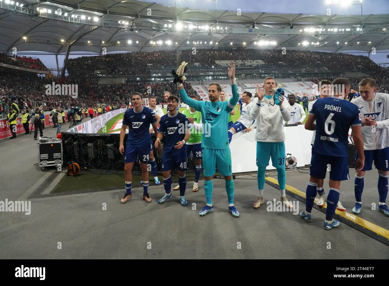 Stuttgart, Deutschland. 28th Oct, 2023. 10/28/2023, MHPArena, Stuttgart, GER, 1.FBL, VfB ...