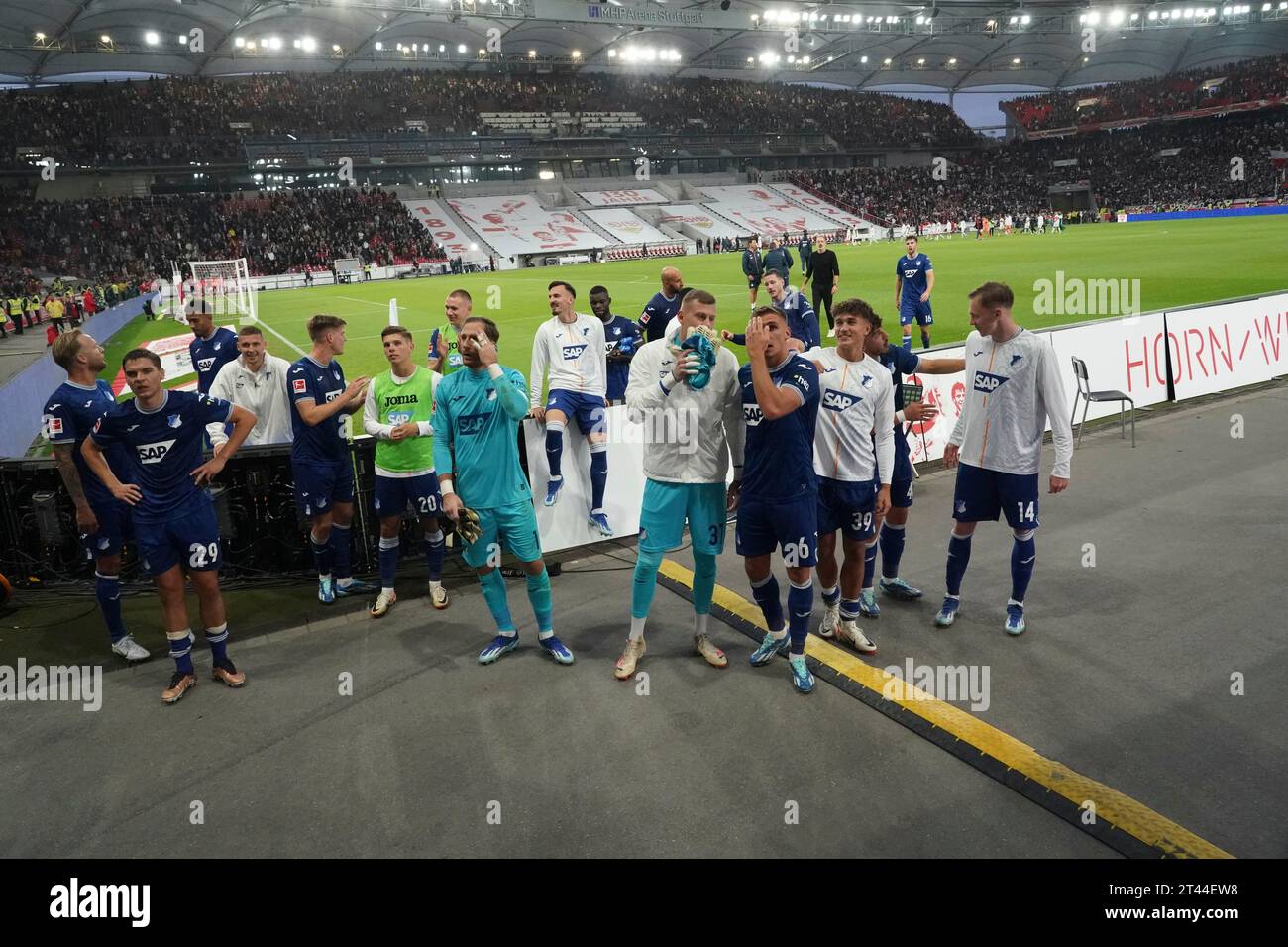 Stuttgart, Deutschland. 28th Oct, 2023. 10/28/2023, MHPArena, Stuttgart, GER, 1.FBL, VfB ...