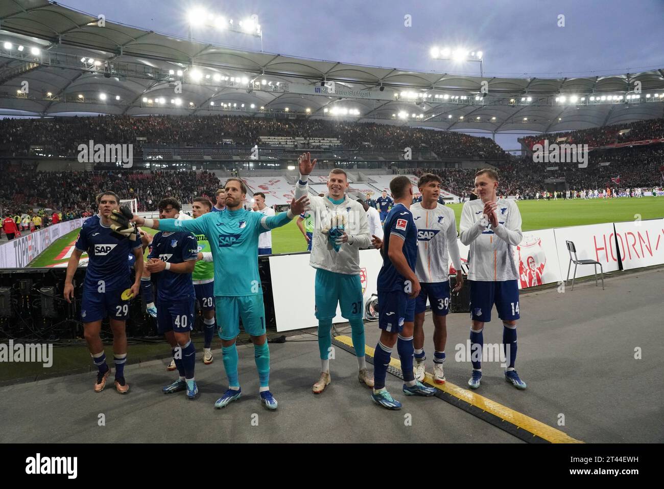 Stuttgart, Deutschland. 28th Oct, 2023. 10/28/2023, MHPArena, Stuttgart, GER, 1.FBL, VfB ...