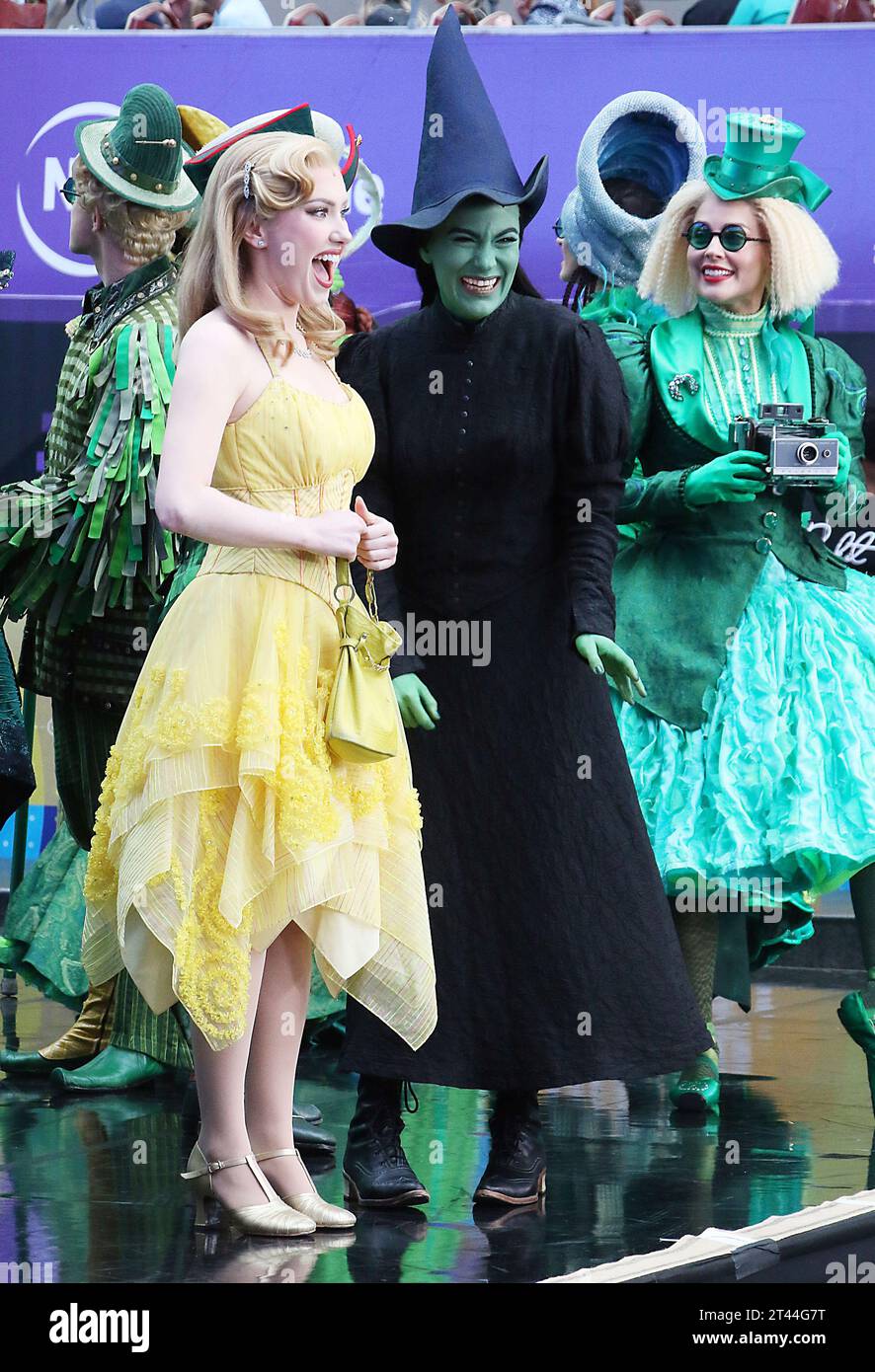 New York, NY, USA. 27th Oct, 2023. Alyssa Fox and McKenzie Kurtz and ...