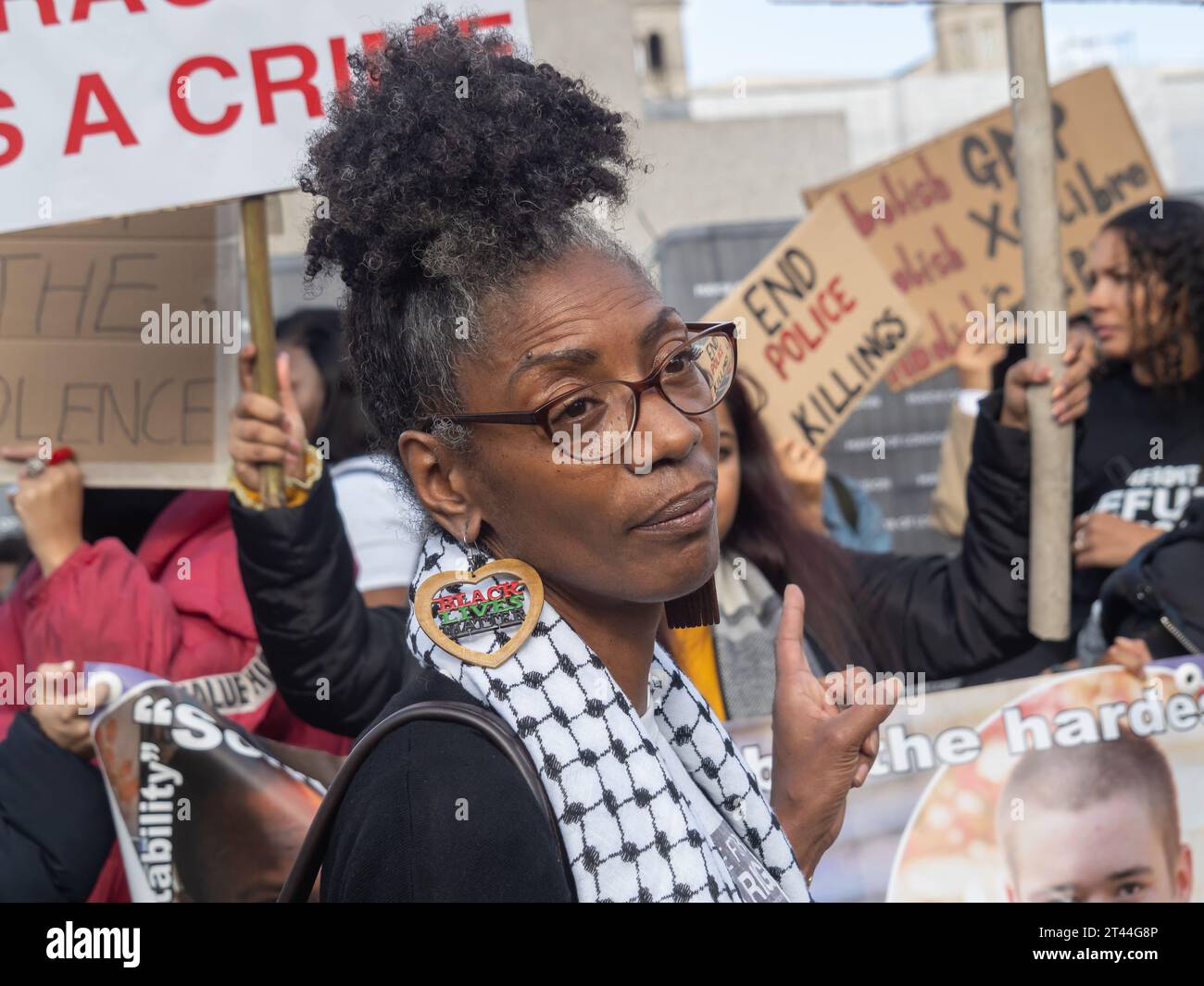 London, UK. 28th October 2023. Marcia Rigg. The annual remembrance ...