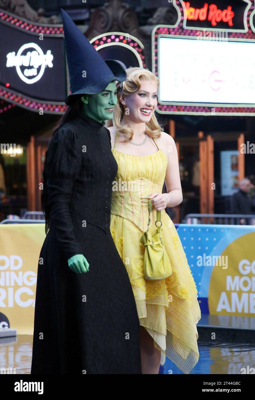New York, NY, USA. 27th Oct, 2023. Alyssa Fox and McKenzie Kurtz and ...