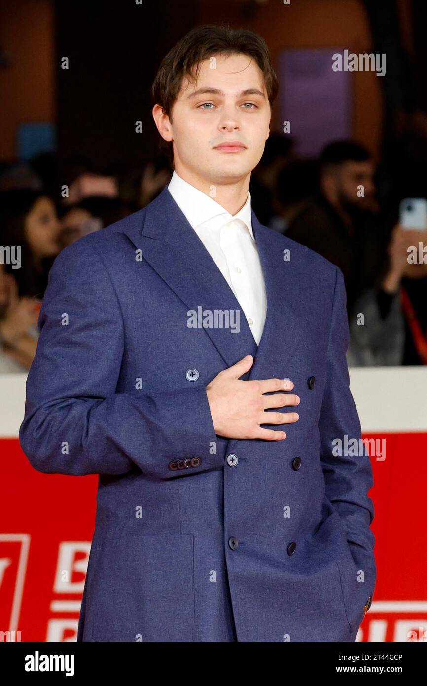 October 28, 2023, ROME, ITALY: Italian actor Alessandro Orrei arrives ...