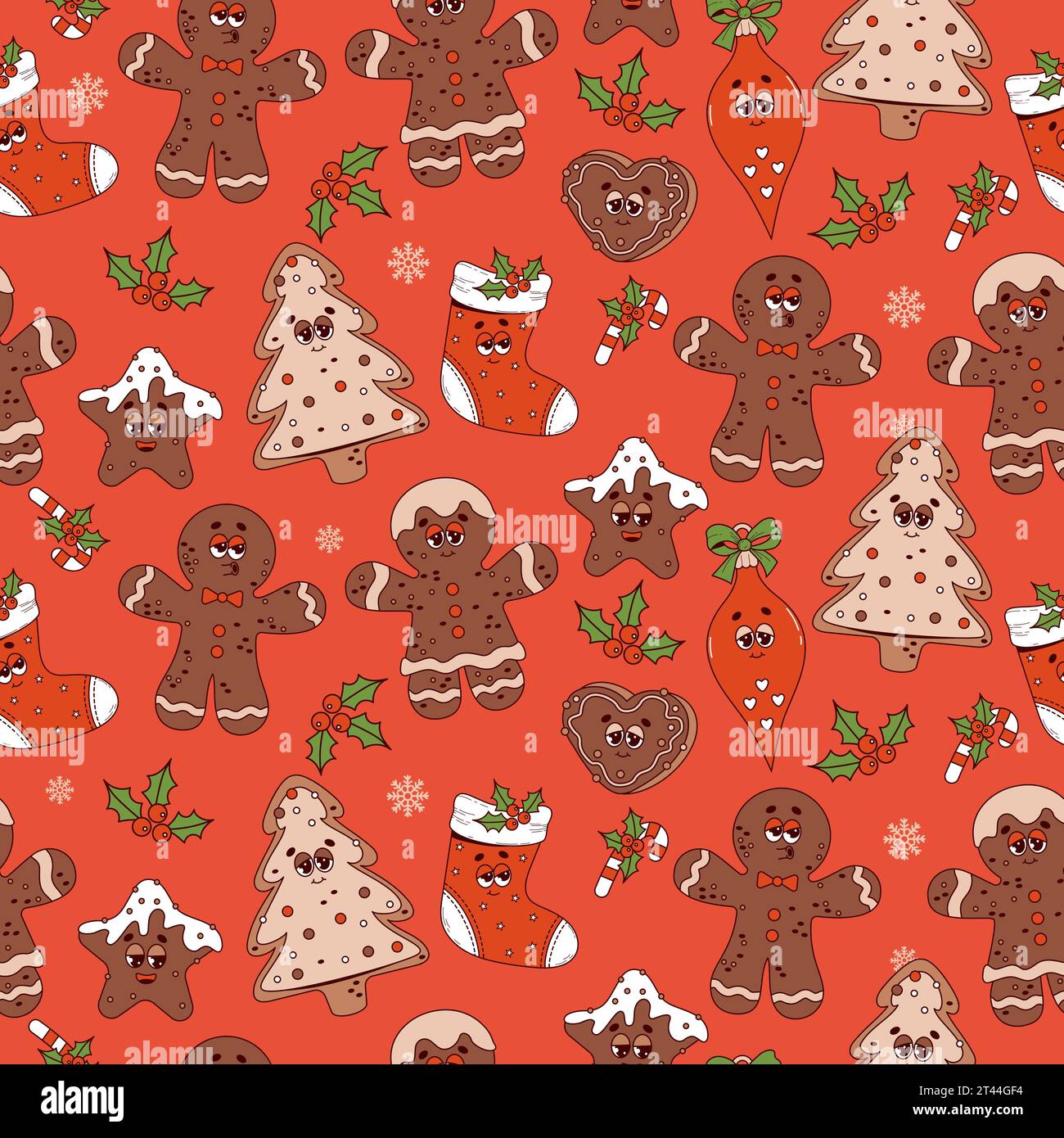 Toy gingerbread christmas cookies Stock Vector Images - Alamy