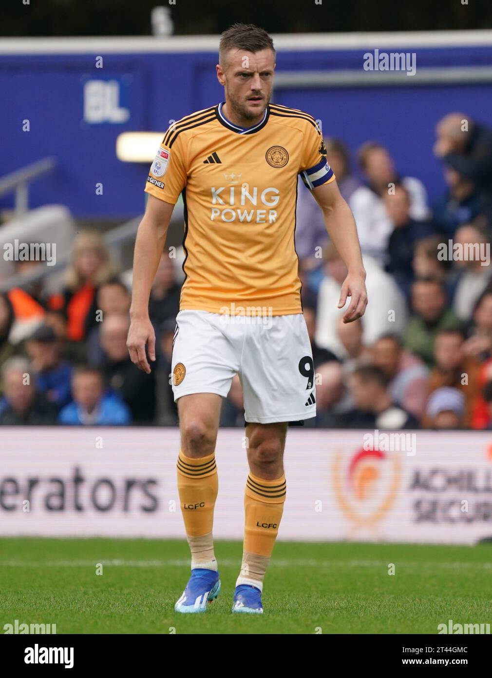 LONDON, ENGLAND - OCTOBER 28: Jamie Vardy of Leicester City during the ...