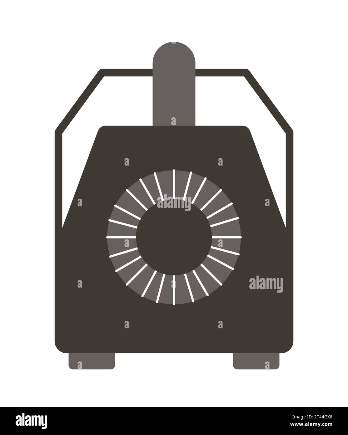 Fan ventilation system 2D cartoon object Stock Vector Image & Art - Alamy